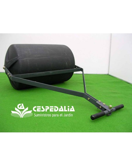 2 en 1: Rodillo compactador manual o arrastre 122 Kg