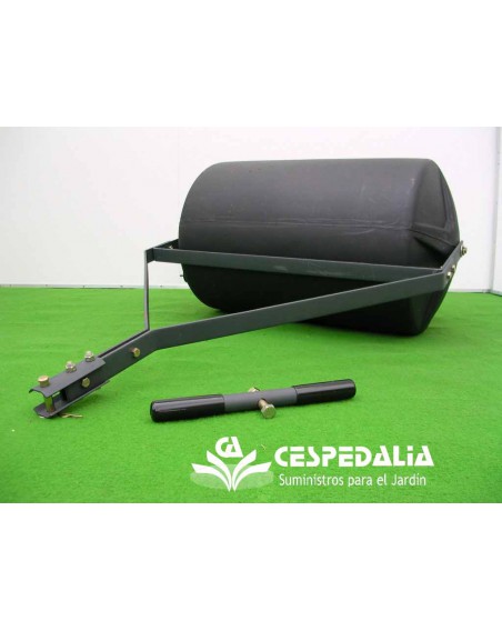 2 en 1: Rodillo compactador manual o arrastre 122 Kg
